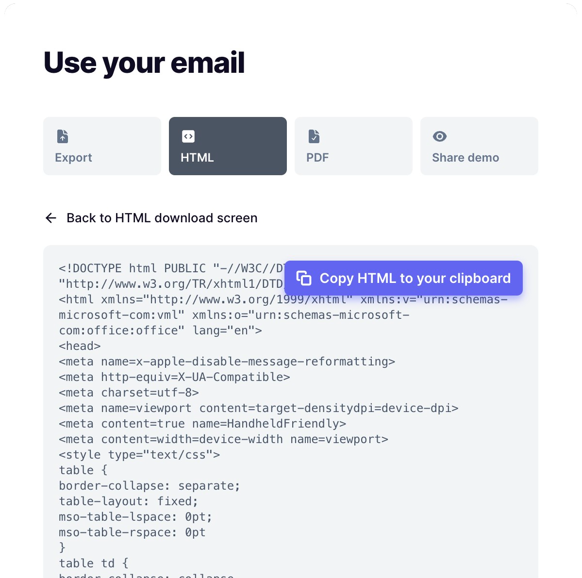 Tabular — Free email template builder to build responsive emails